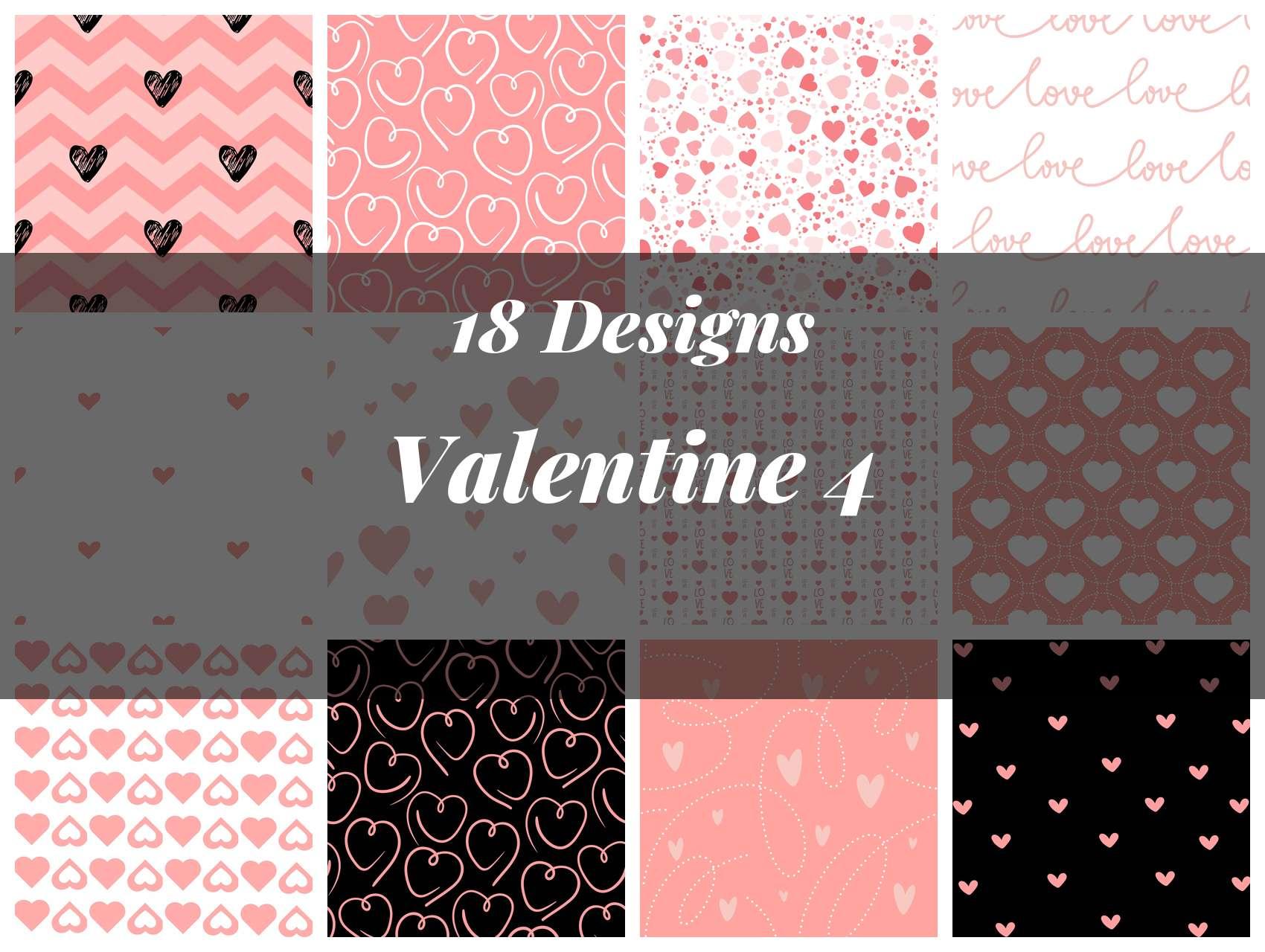 Valentine Seamless Digital Paper