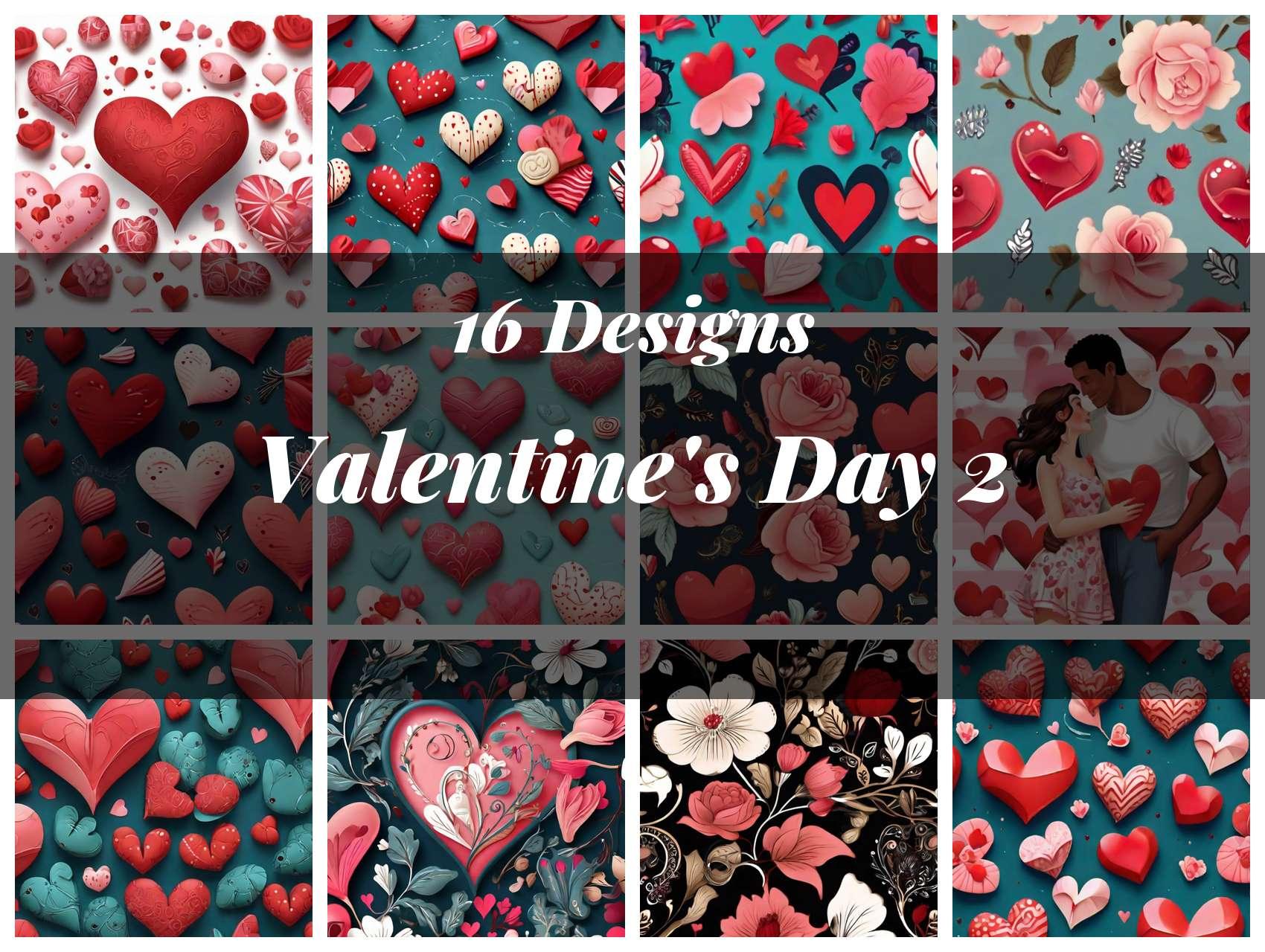 Valentine's Day Seamless Digital Paper
