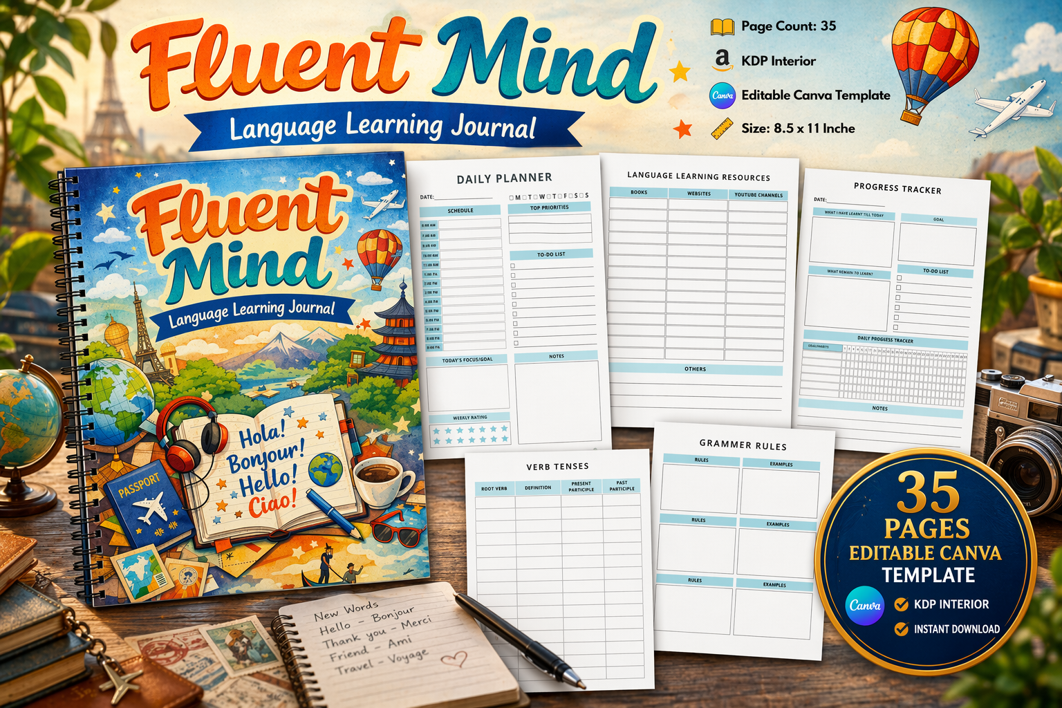 Fluent Mind Language Learning Journal