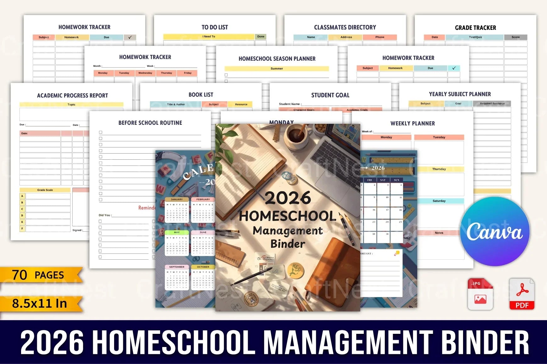 Homeschool Management Binder for Effective Organization