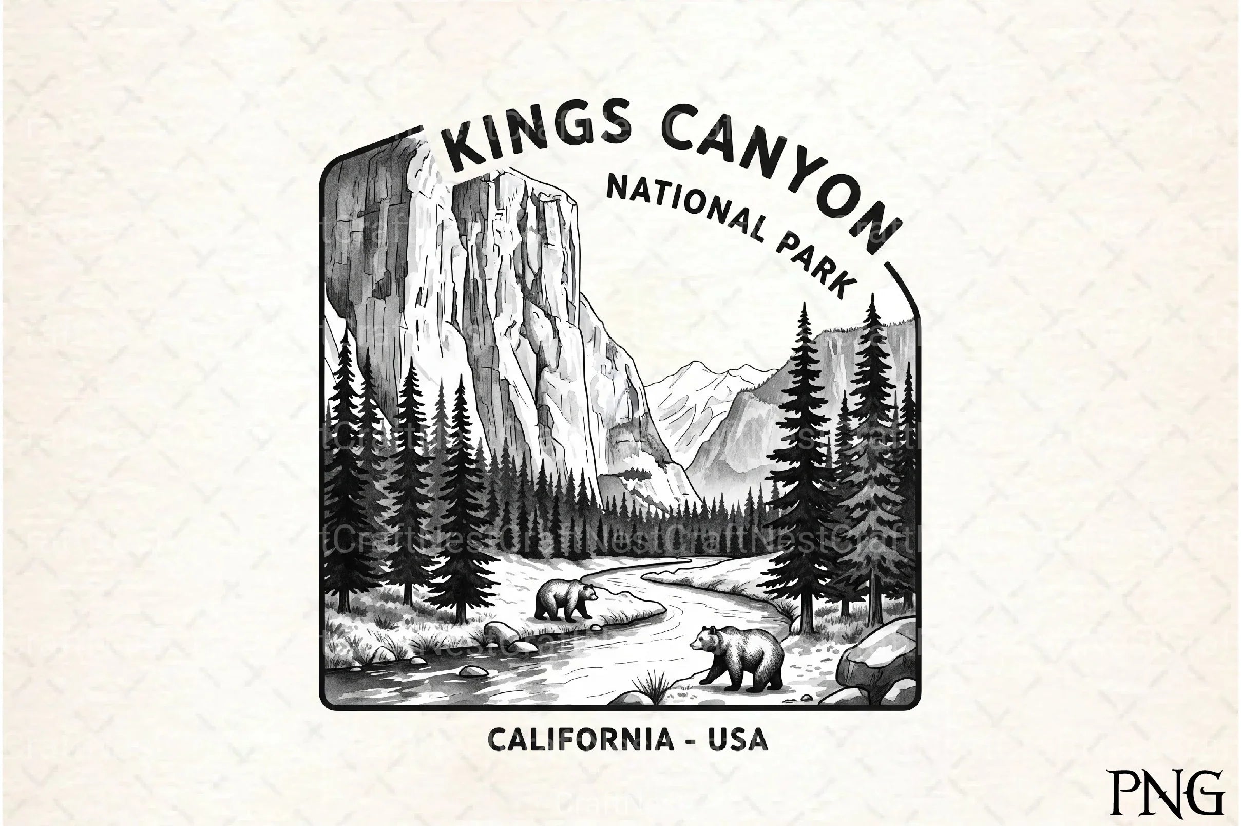Wild Places: U.S. National Parks Clipart Bundle