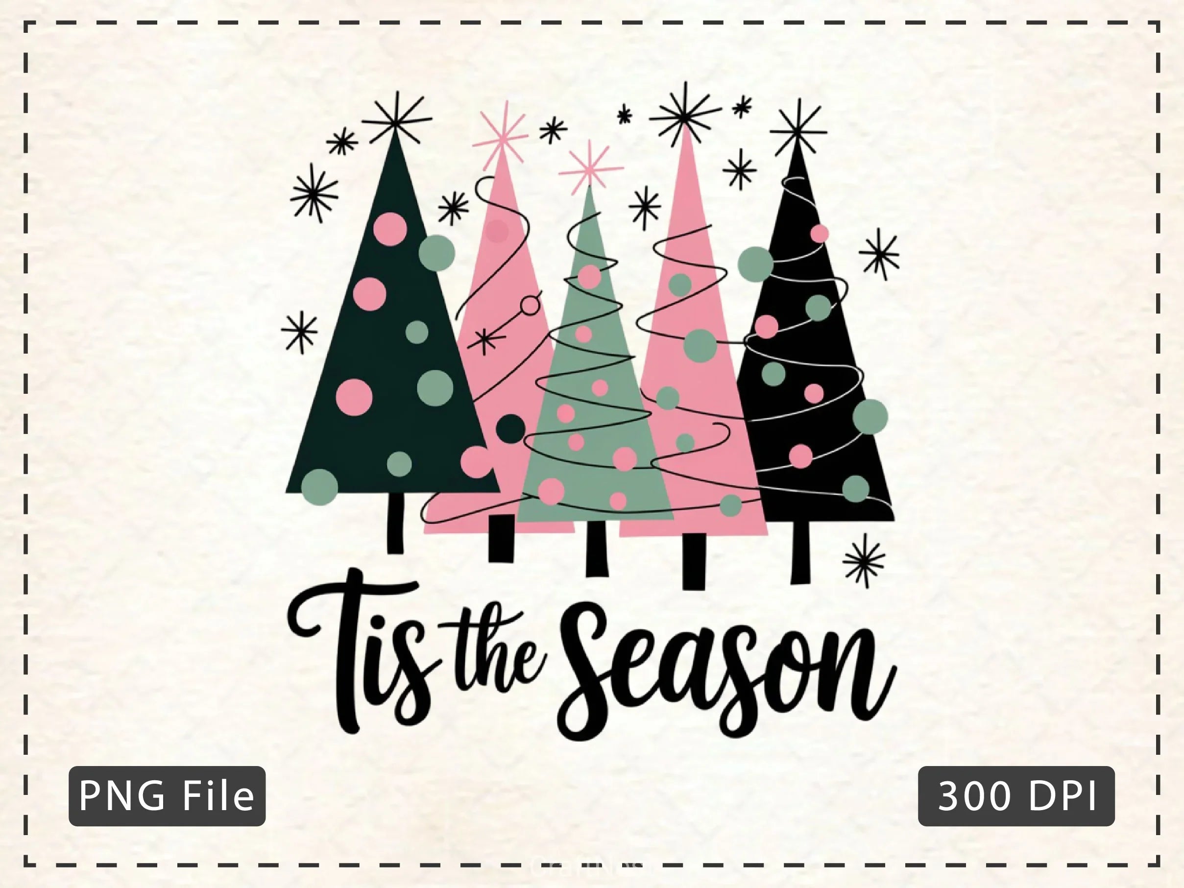 Christmas Trees Clipart Bundle