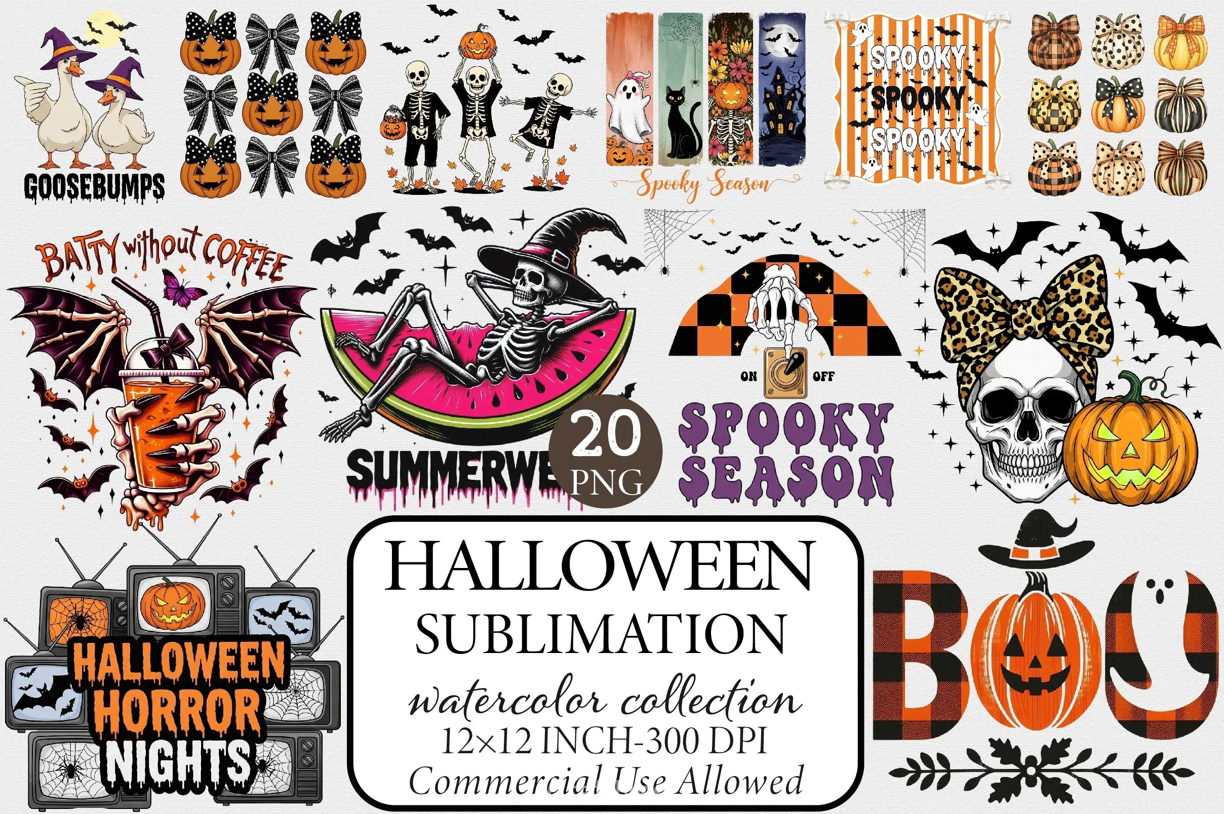 Halloween Designs Clipart Bundle