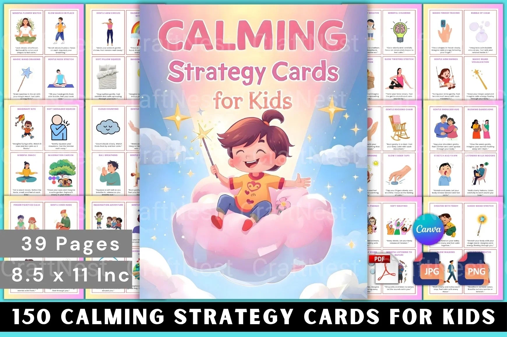 Calming Strategy Cards for Kids