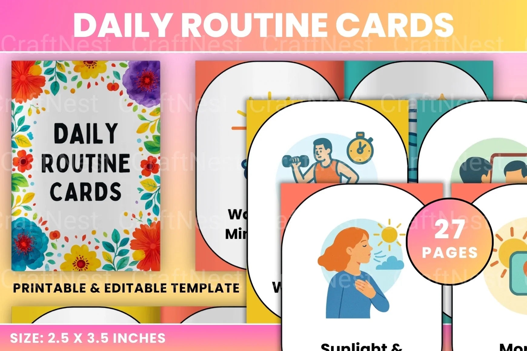 Daily Routine Cards for Kids