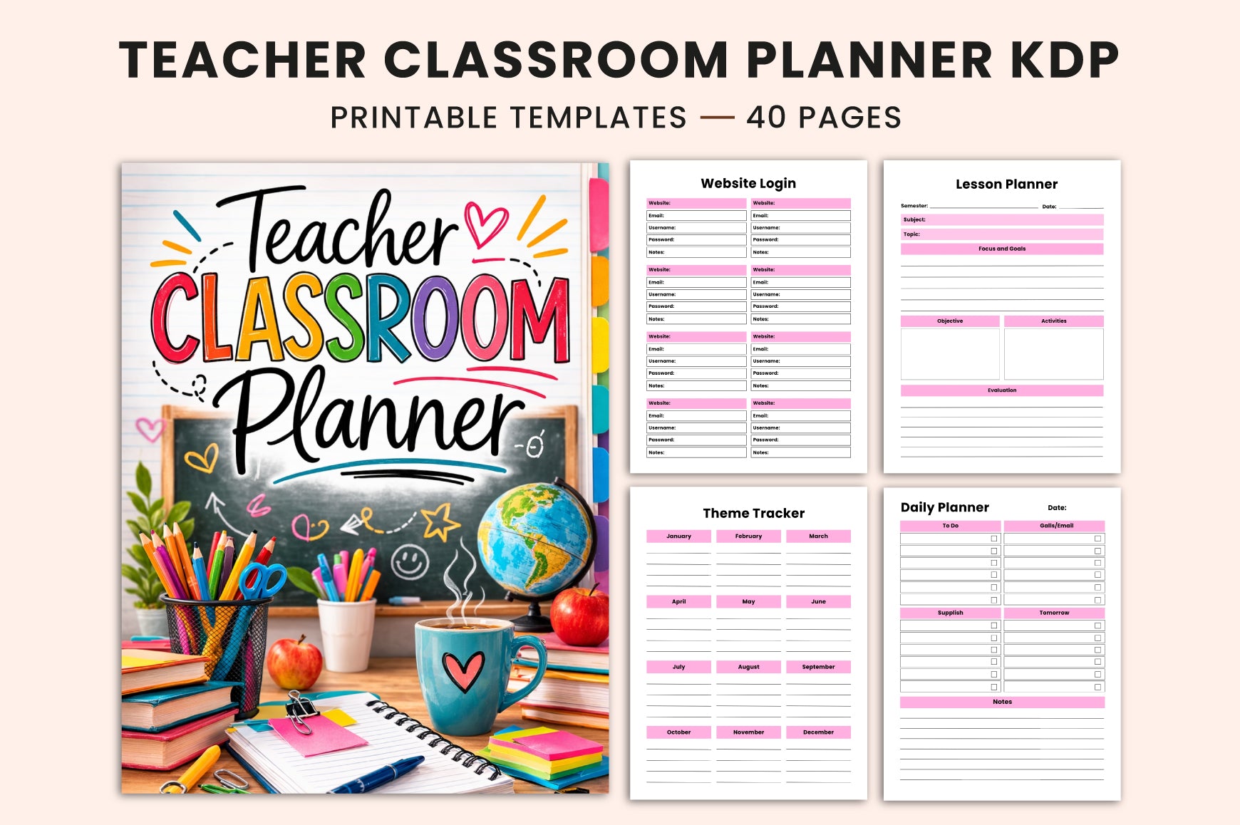 Teacher Classroom Planner