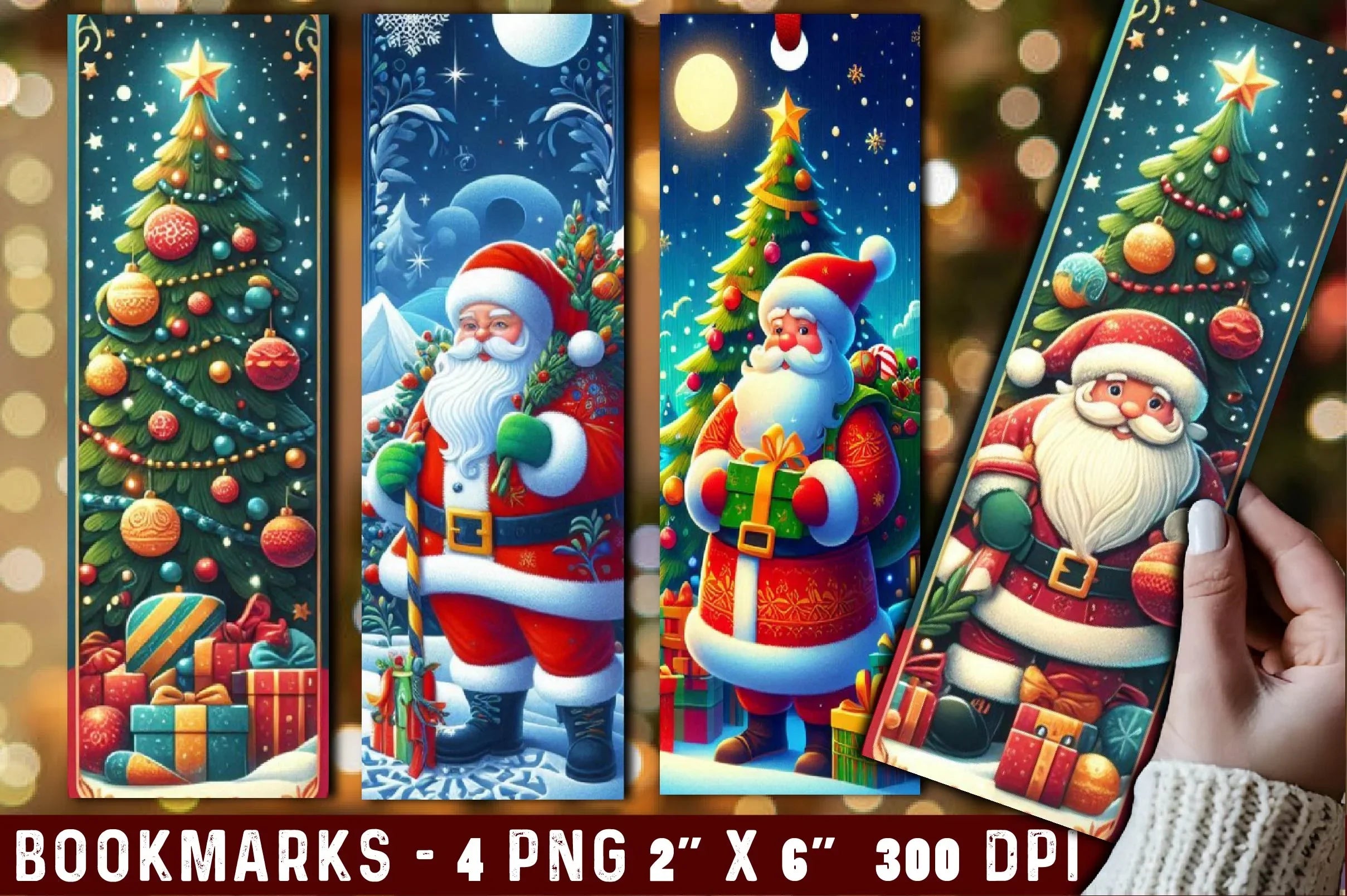 Christmas Bookmark 1 Bundle