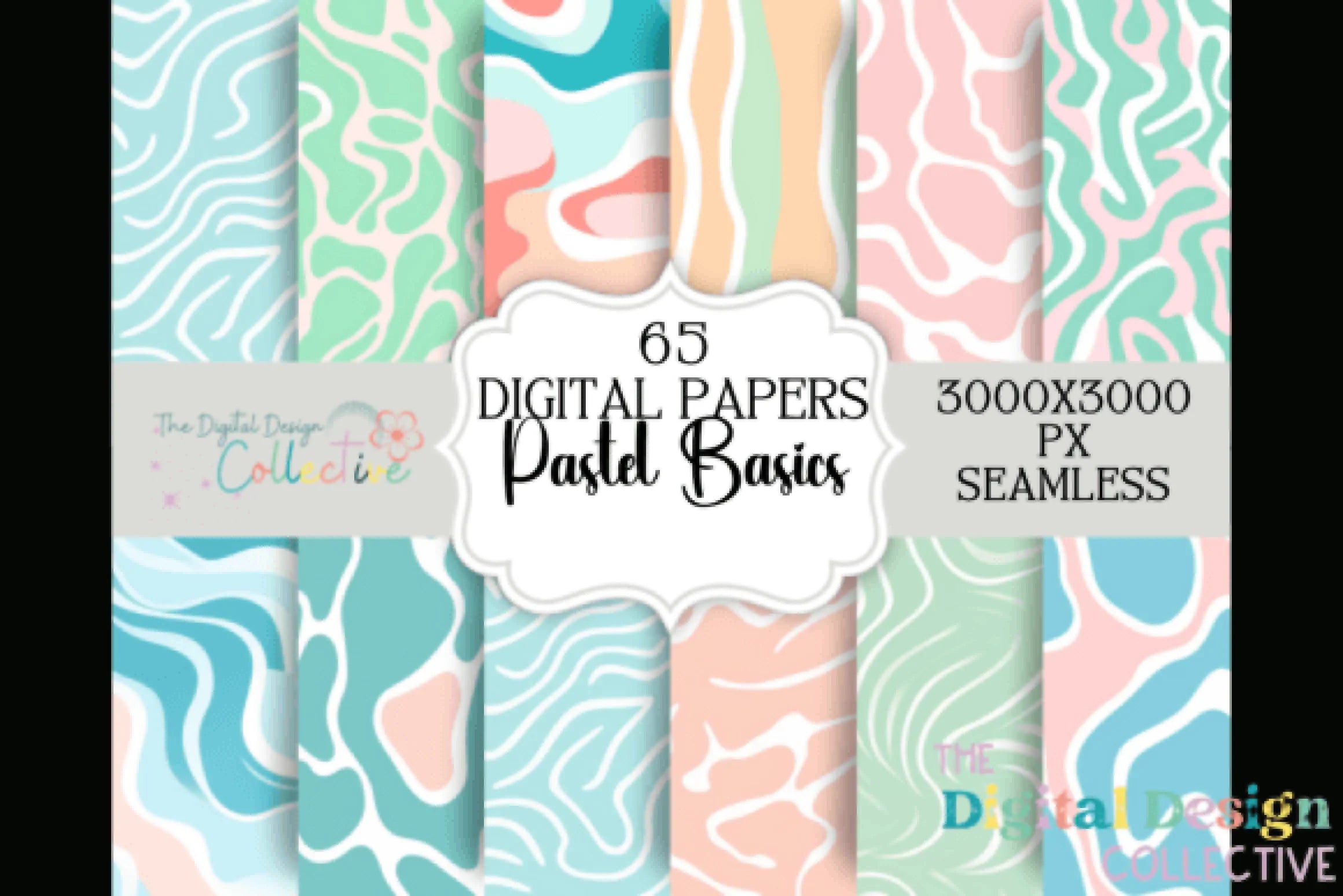 Pastel Seamless Digital Paper