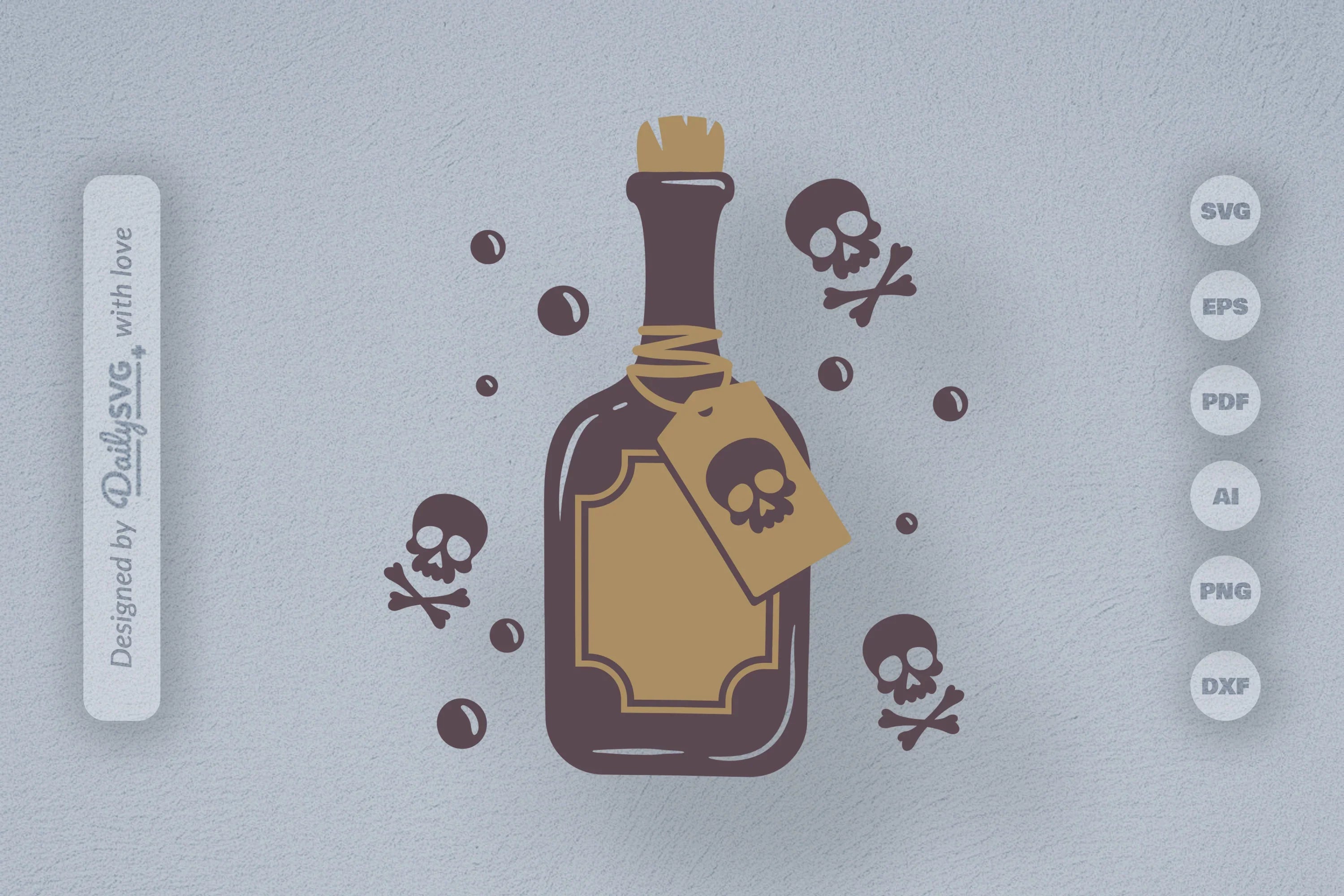 Poison Bottle Halloween SVG Bundle