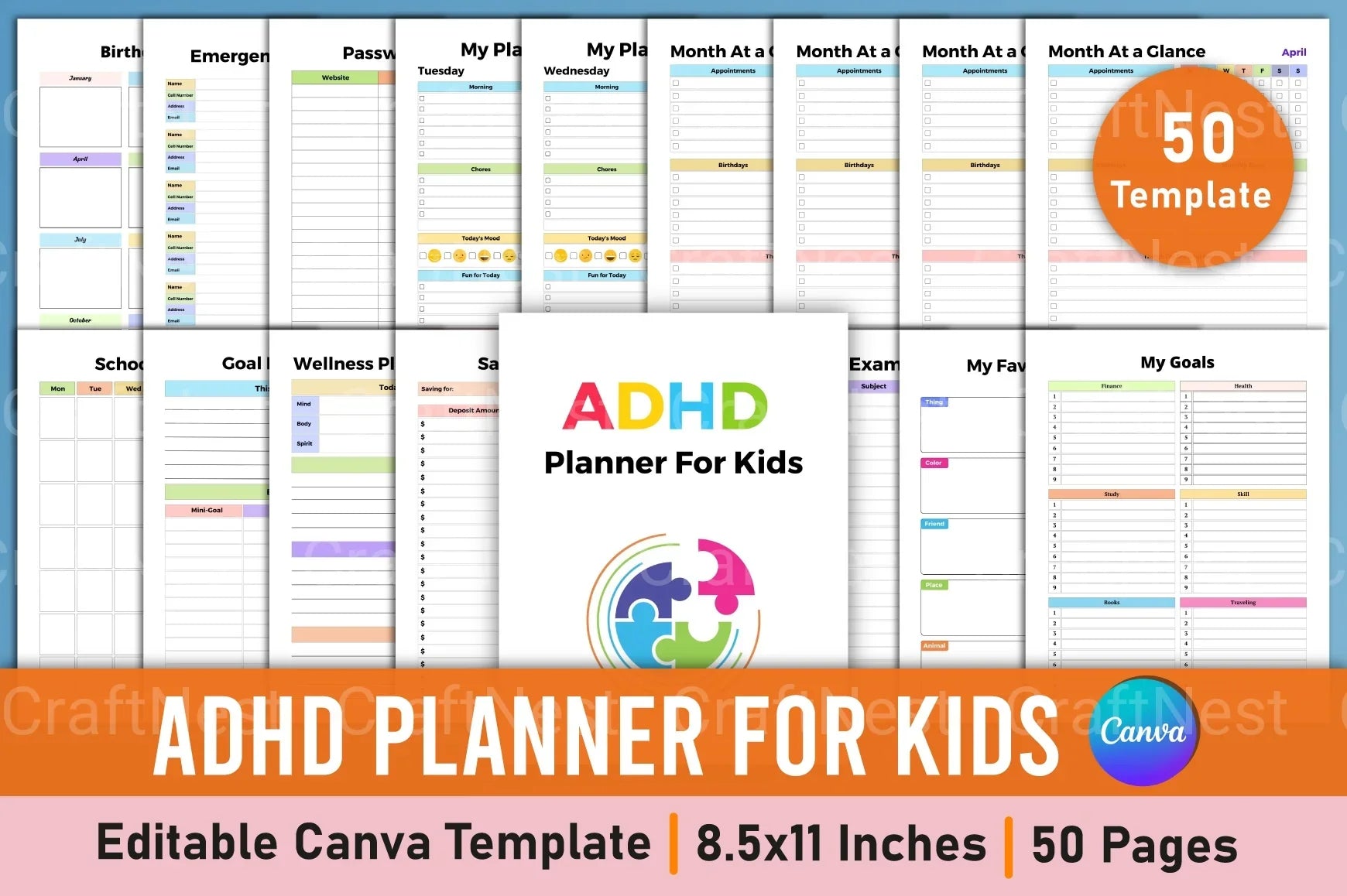 ADHD Planner for Kids: Effective Organization Tool