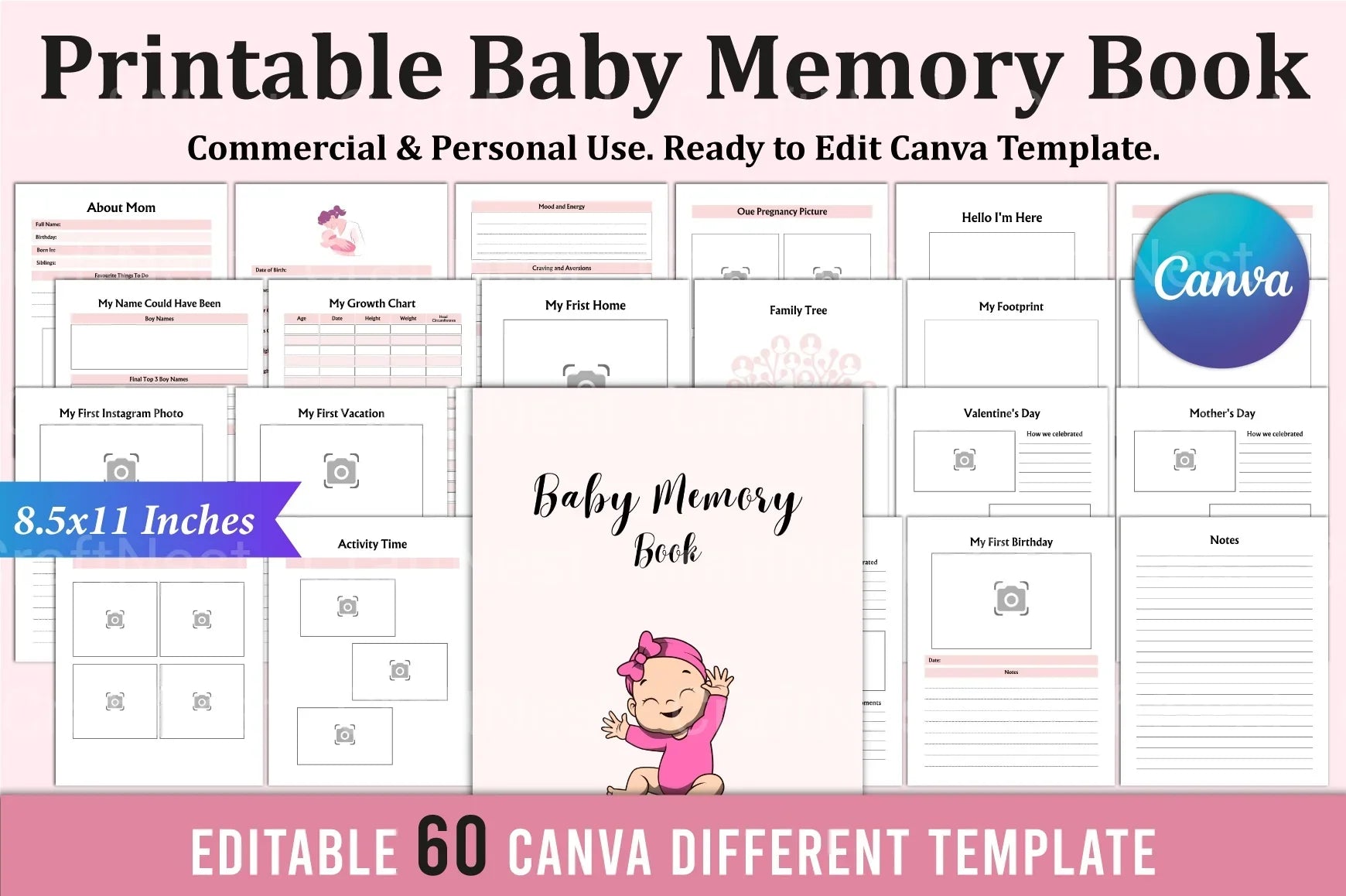 Baby Memory Book: Cherish Every Milestone