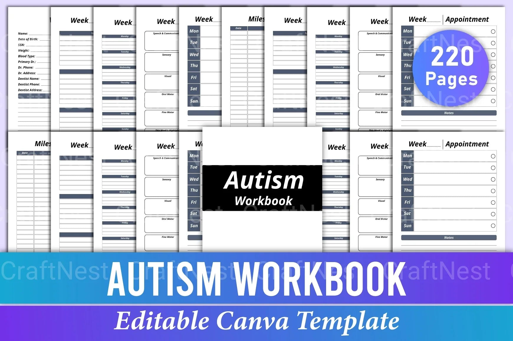 Autism Workbook: Engaging Activities for Skill Development