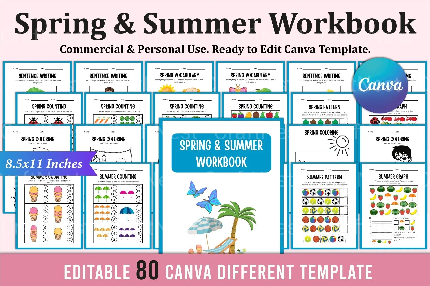 Spring Summer Workbook Collection