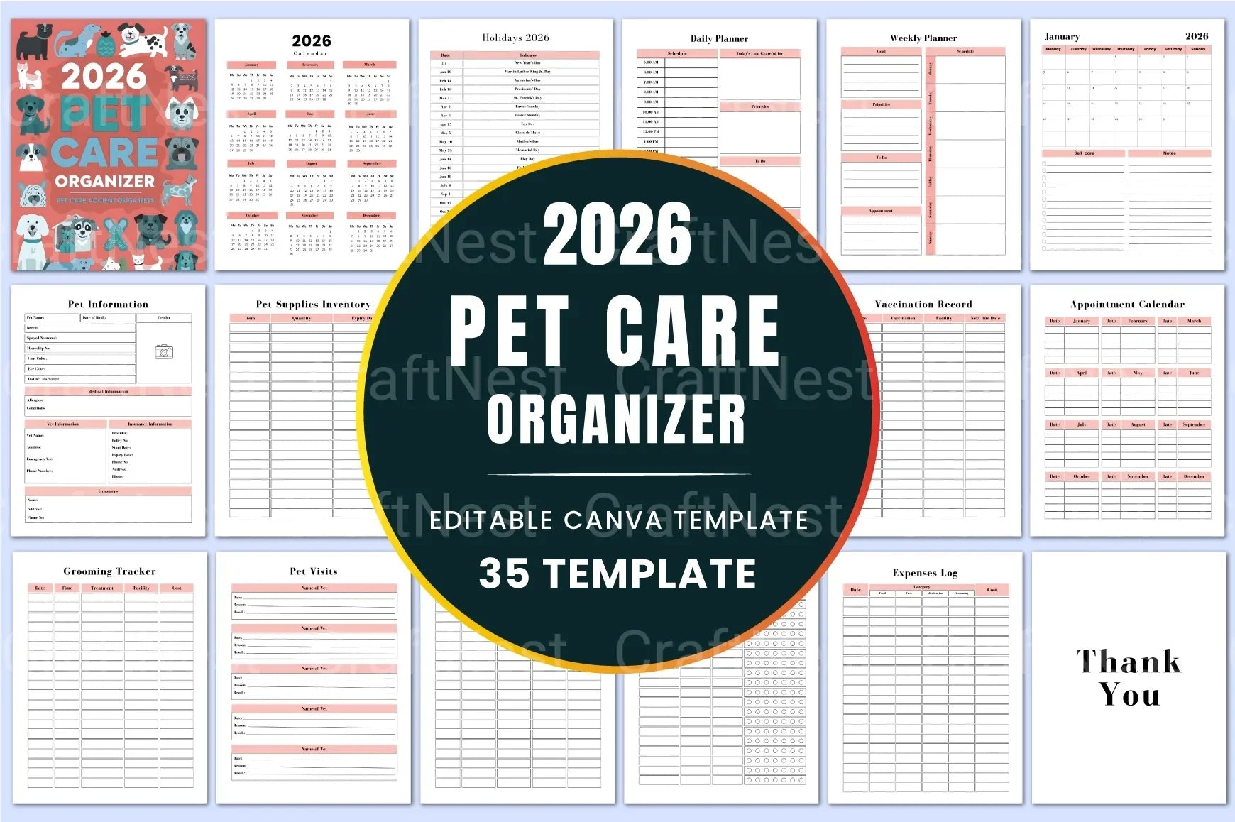 Pet Care Organizer: Simplify Your Pet's Routine