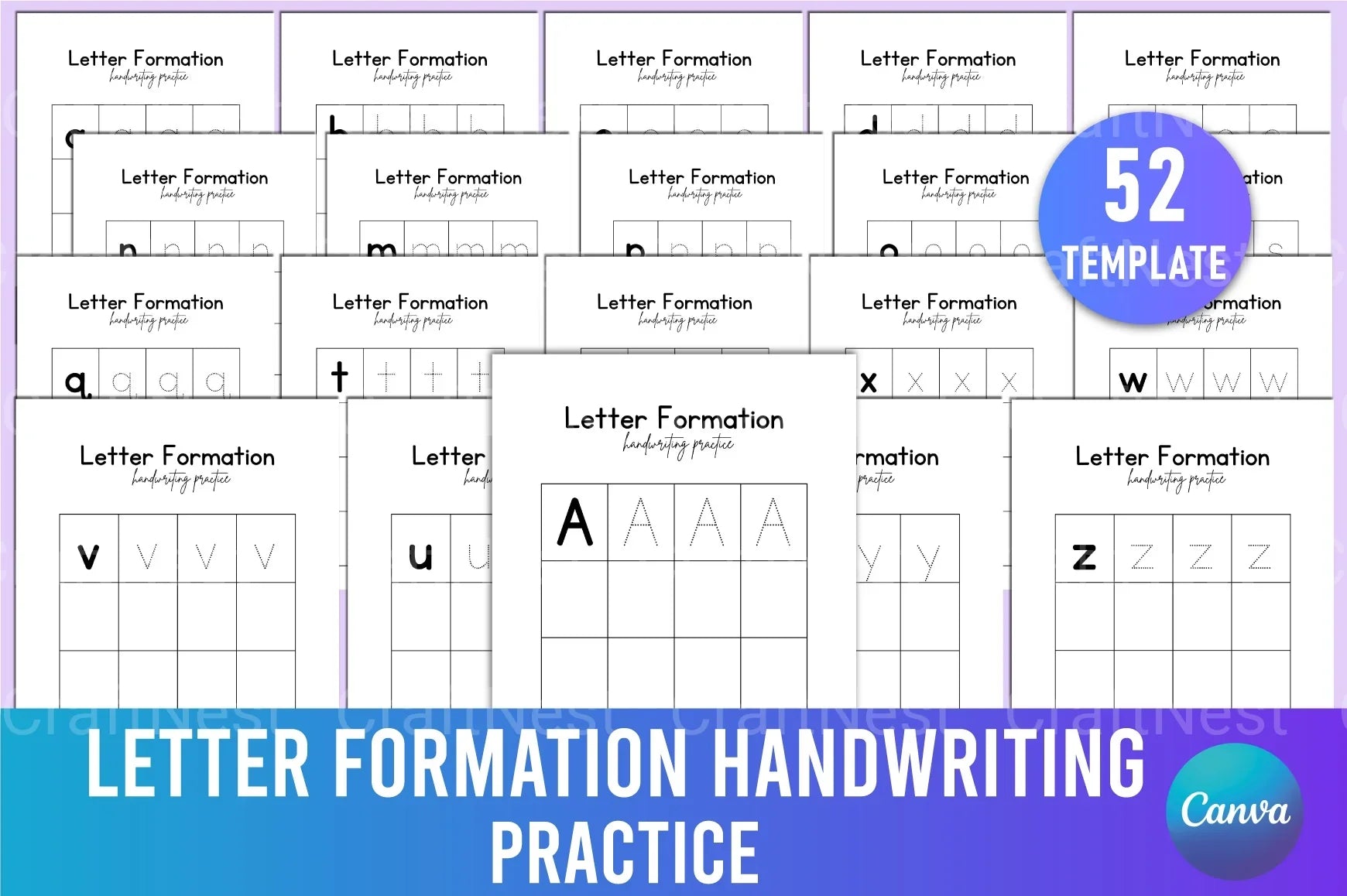 Letter Formation Handwriting Practice Guide
