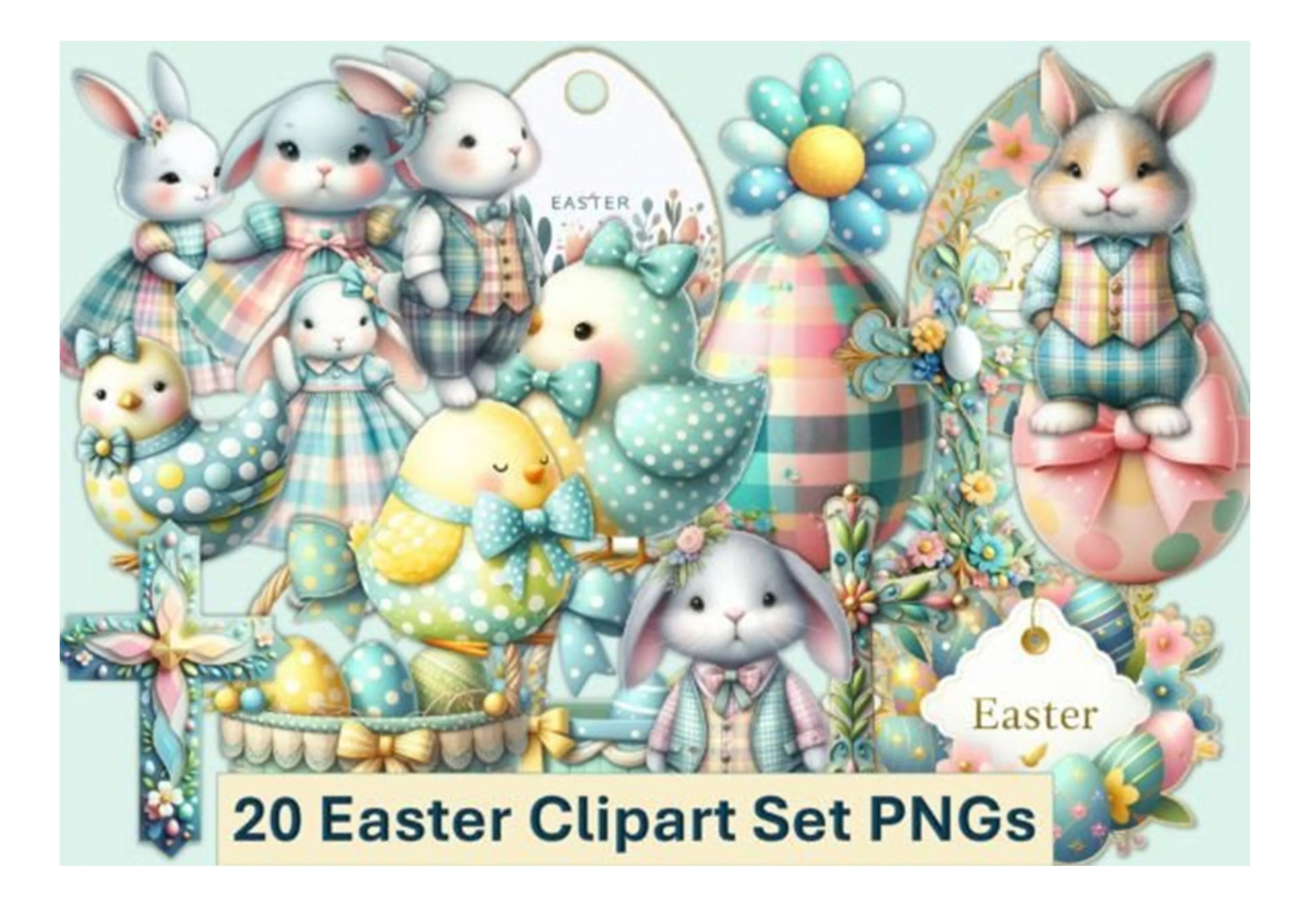 Easter Clipart Bundle - 20 Pieces