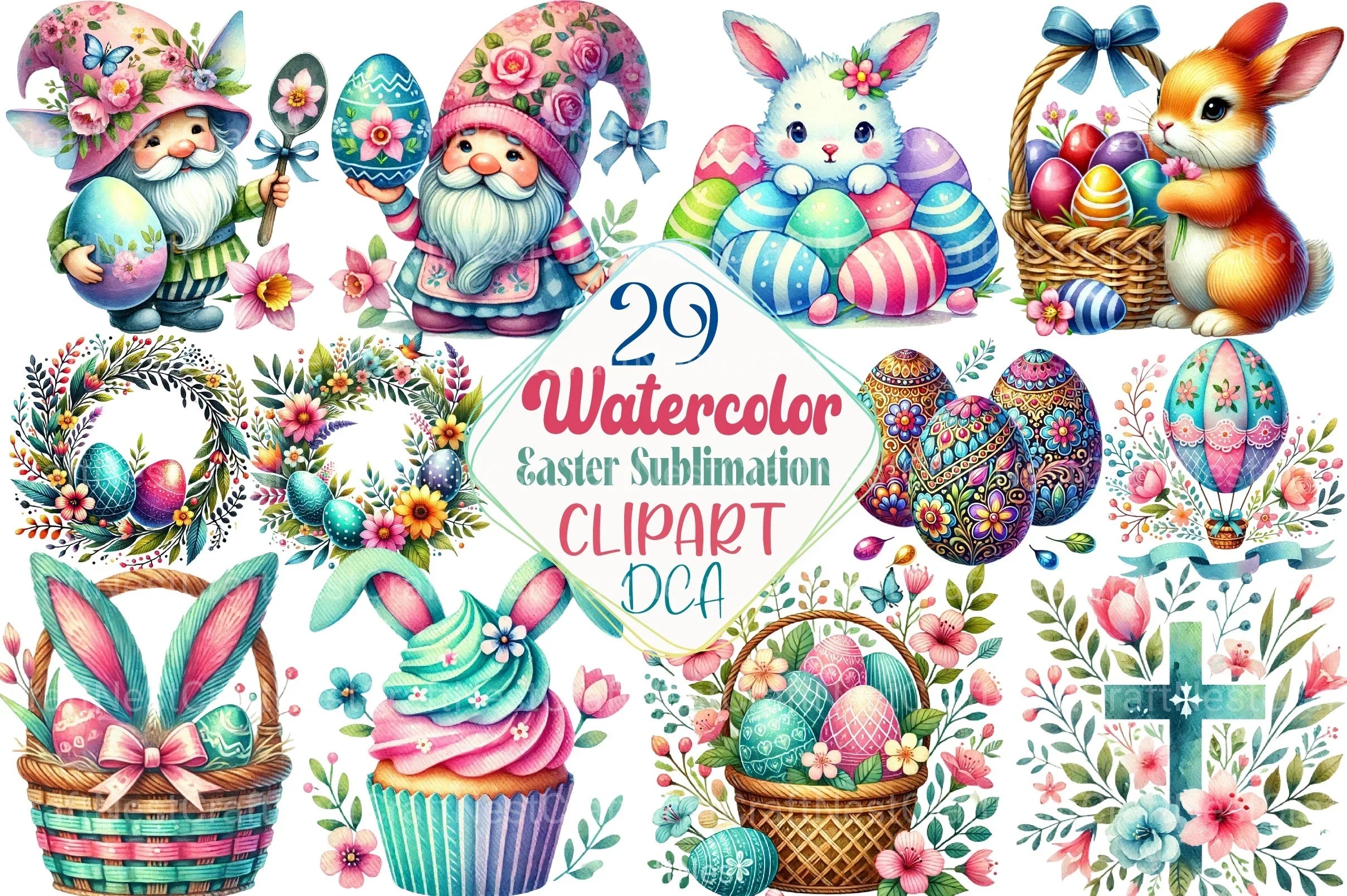 Easter Clipart Bundle