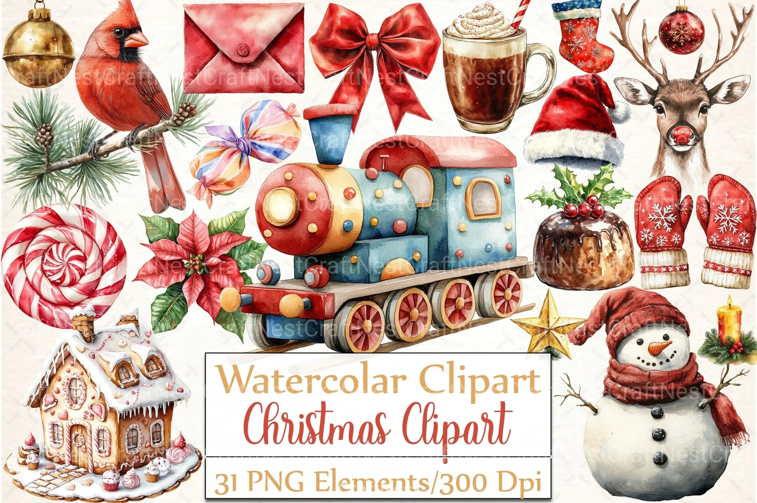 Christmas Clipart Bundle