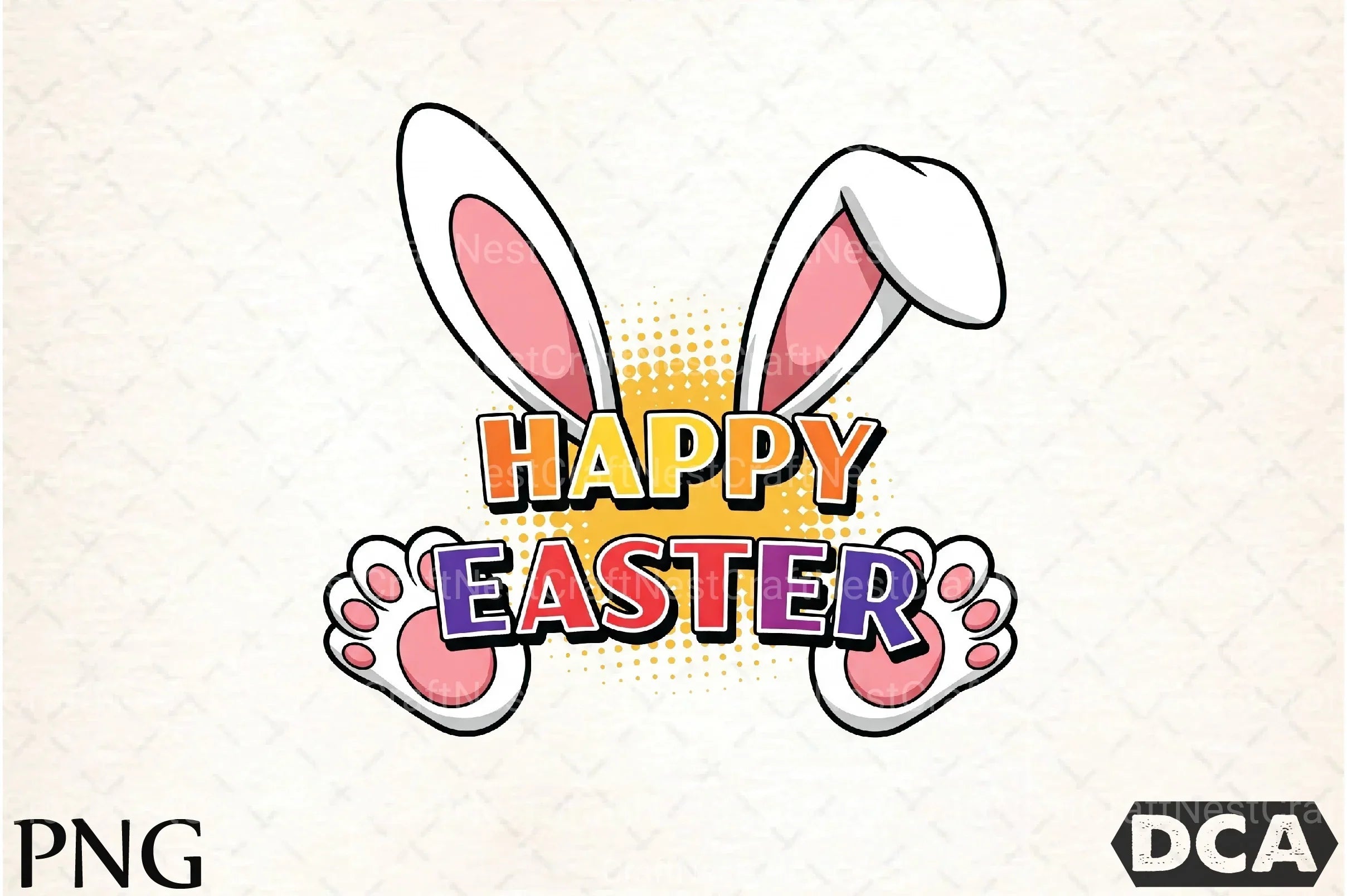 Happy Easter Clipart Bundle