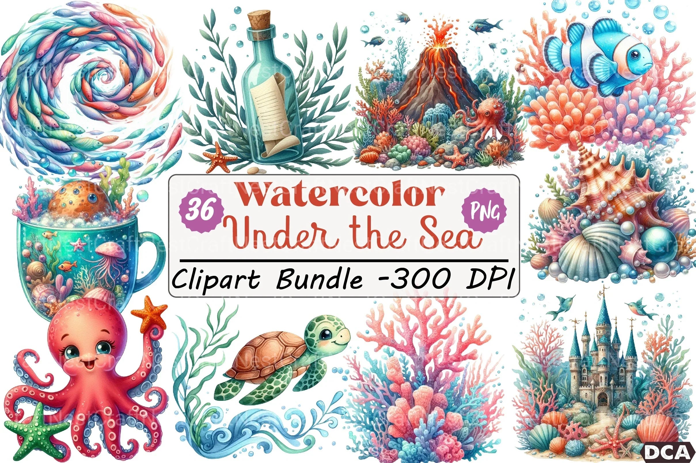 Under the Sea Clipart Bundle