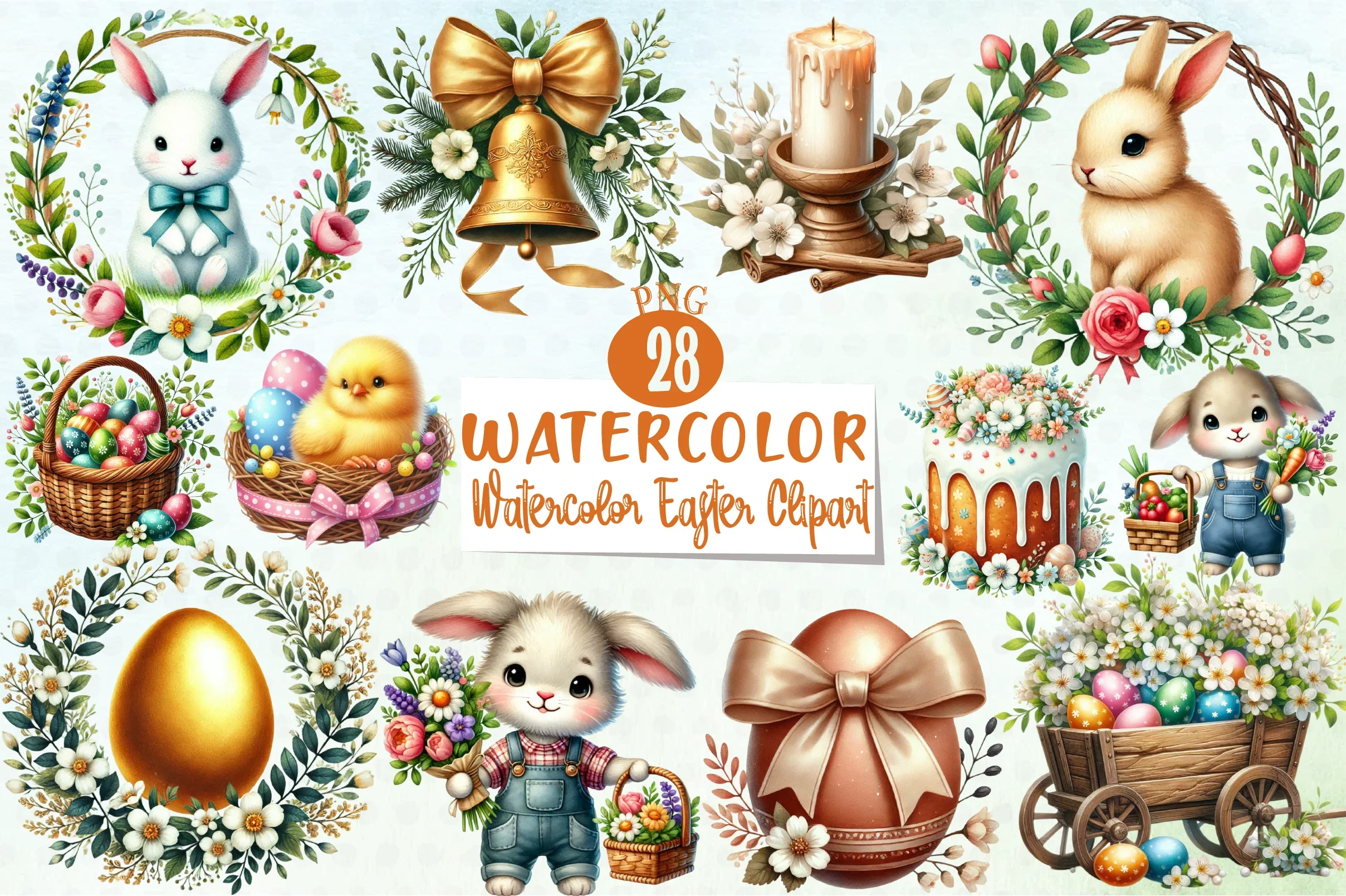 Easter Clipart Bundle