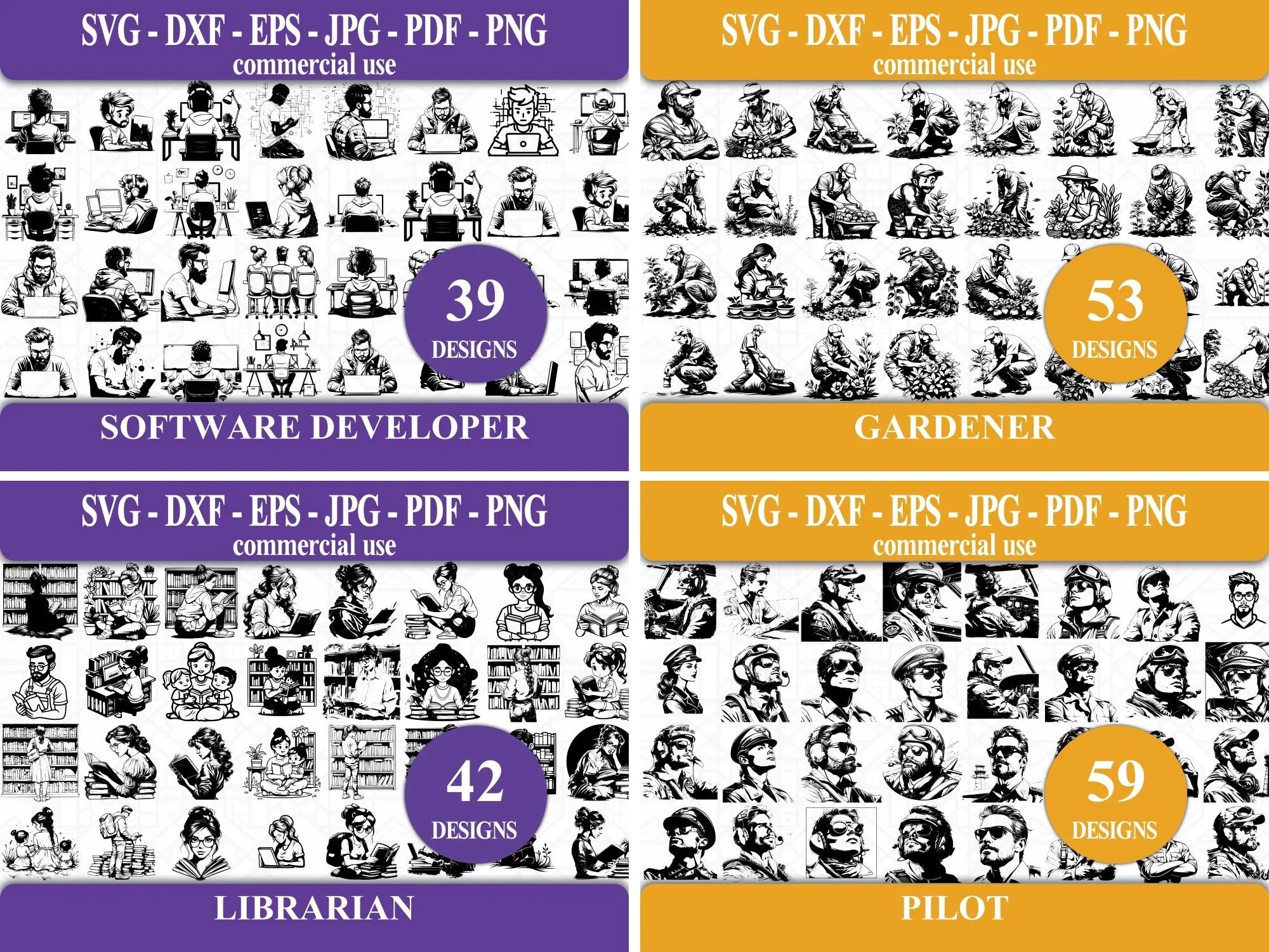 Profession SVGs for Career-Themed Projects