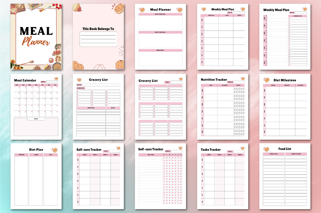Printable Planners for Daily, Weekly and Monthly Use