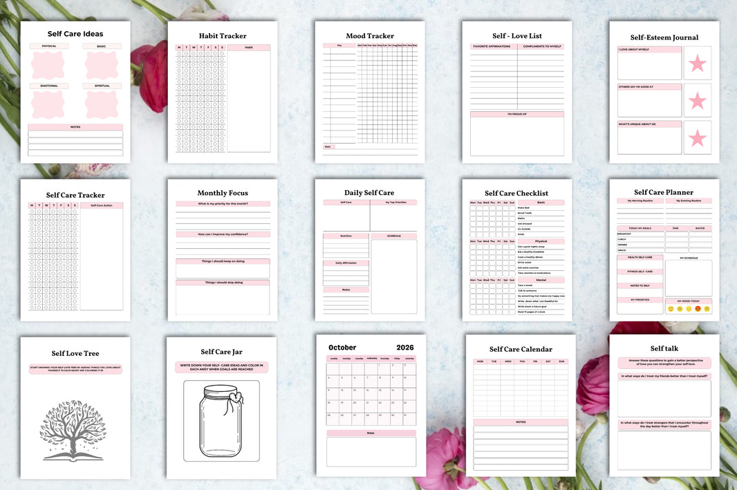 Printable Planners for Daily, Weekly and Monthly Use