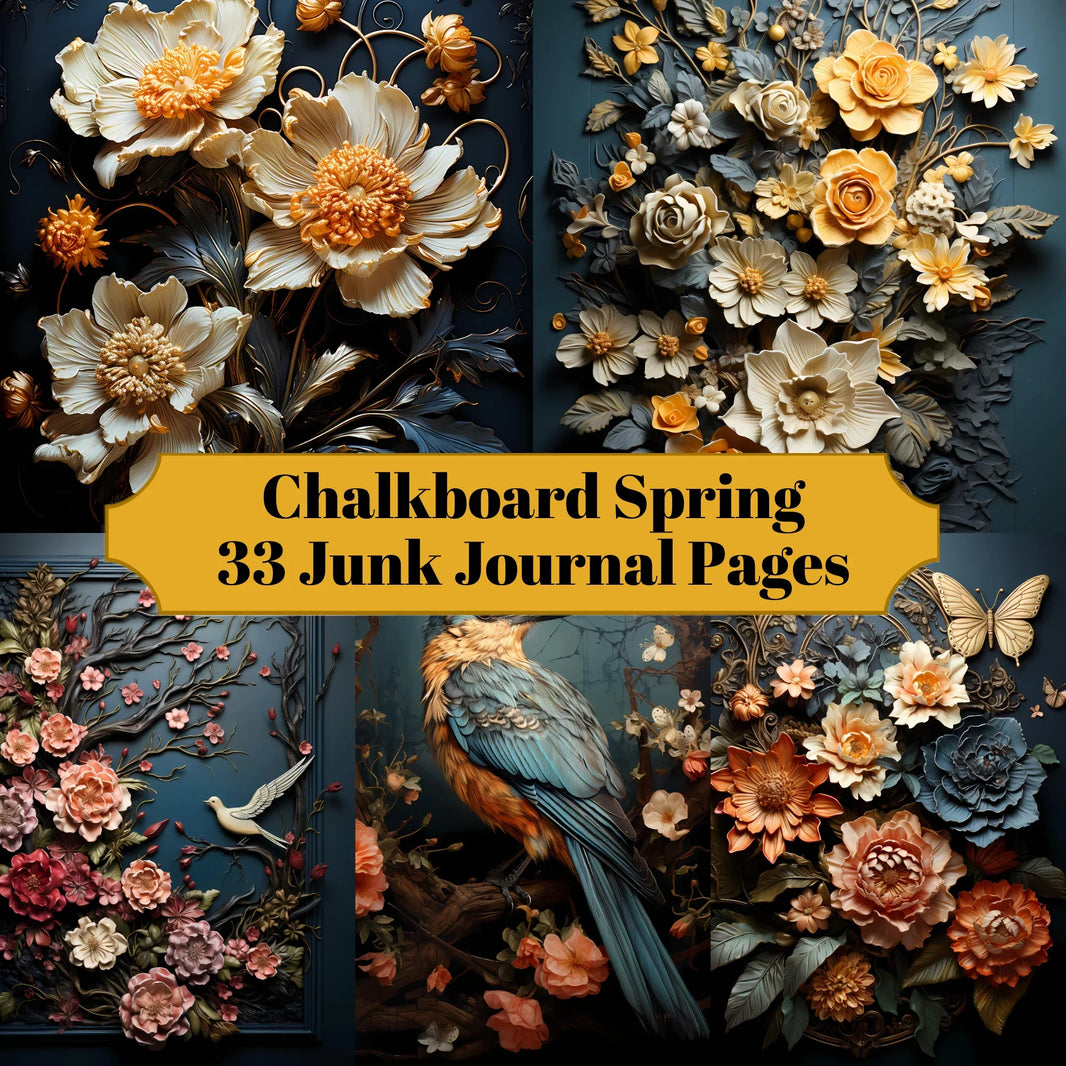 Spring Junk Journals - Digital Crafting - Unlimited Downloads