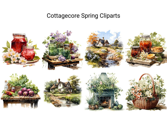 Cottagecore Spring Clipart