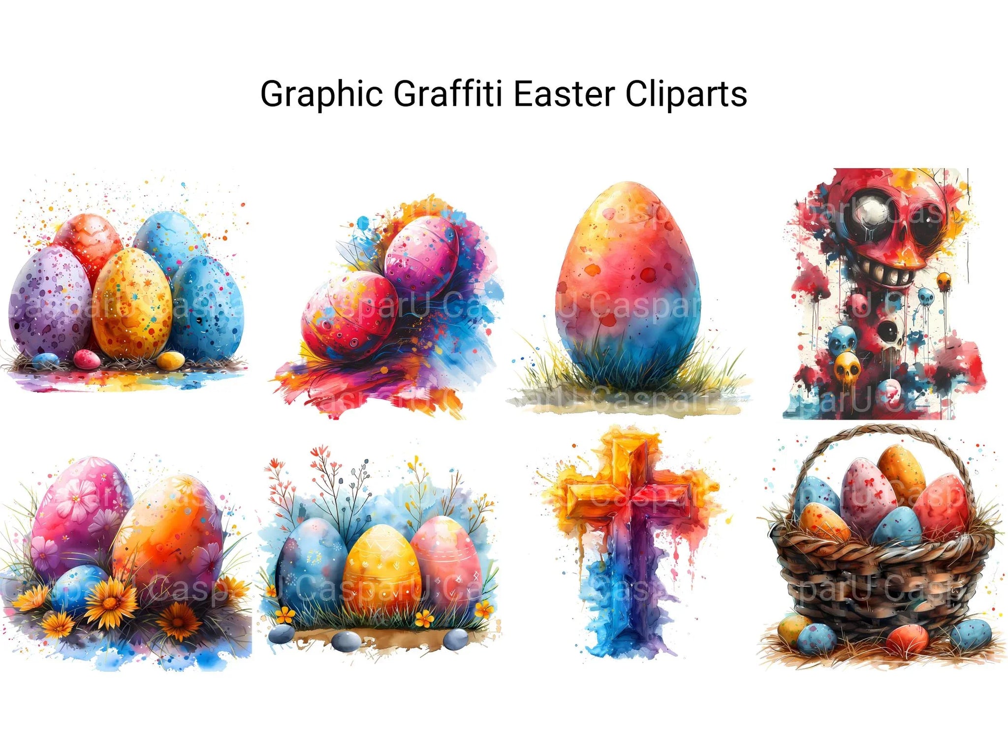 Graphic Graffiti Easter
