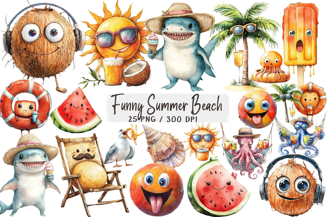 Summer Clipart | Seasonal Graphics for Projects