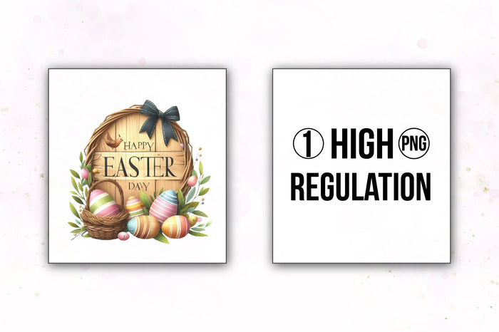 Happy Easter Clipart Bundle