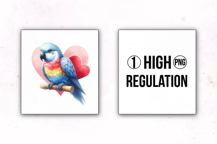 Bird Valentine's Day Clipart Bundle