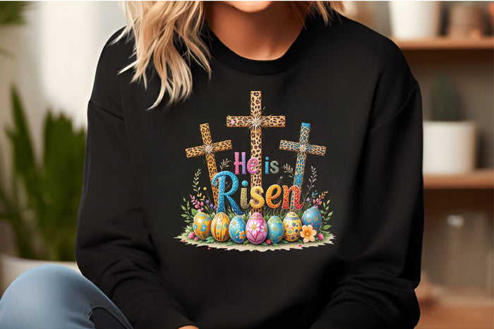 He Is Risen Cross Clipart Bundle