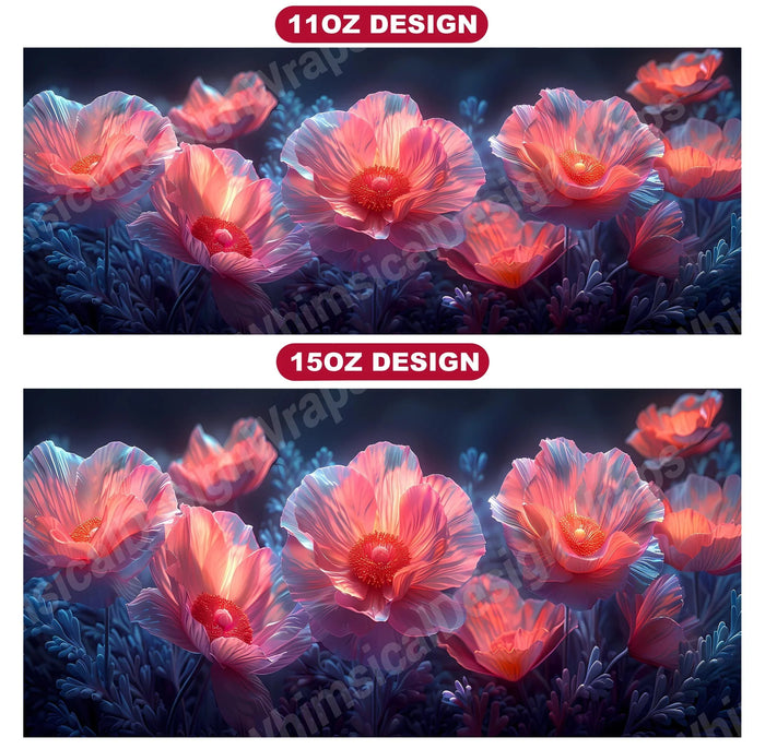 Flower Gothic Mug Wrap