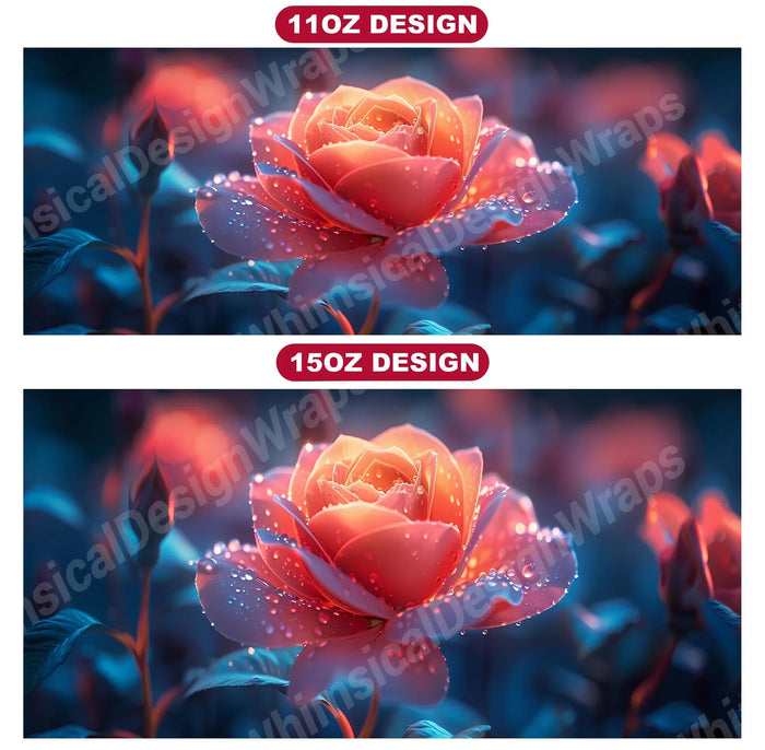 Flower Gothic Mug Wrap