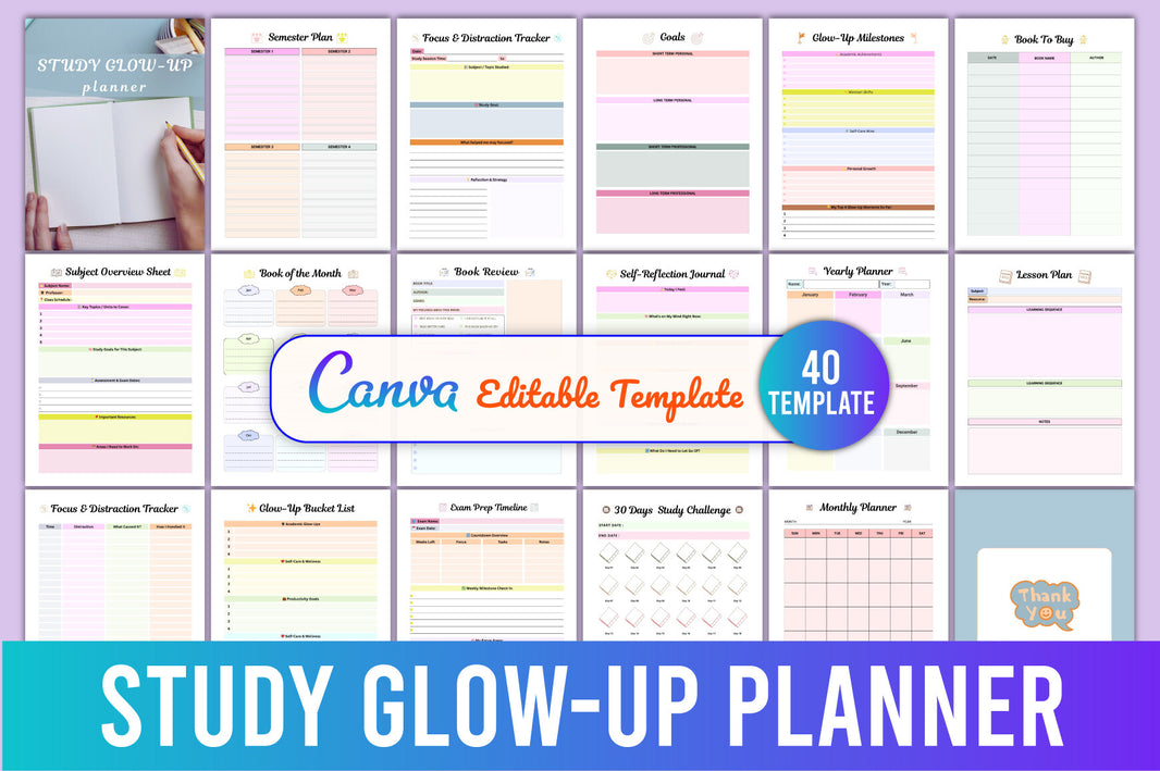 Printable Planners for Daily, Weekly and Monthly Use