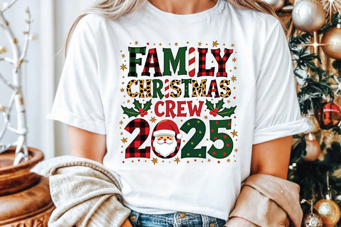 Family Christmas Crew Clipart Bundle