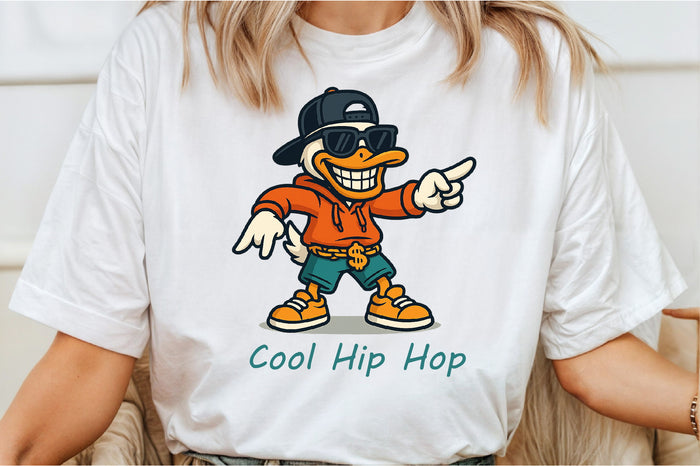 Cool Hip Hop Duck Digital Clipart Bundle