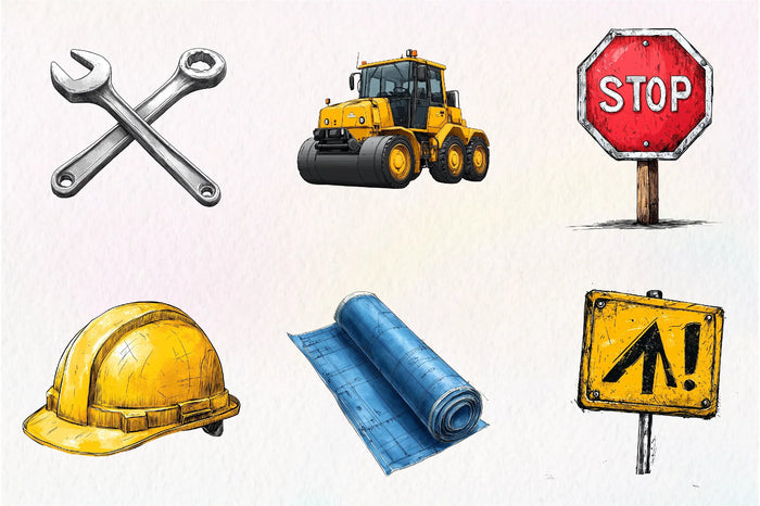 Construction Clipart Bundle