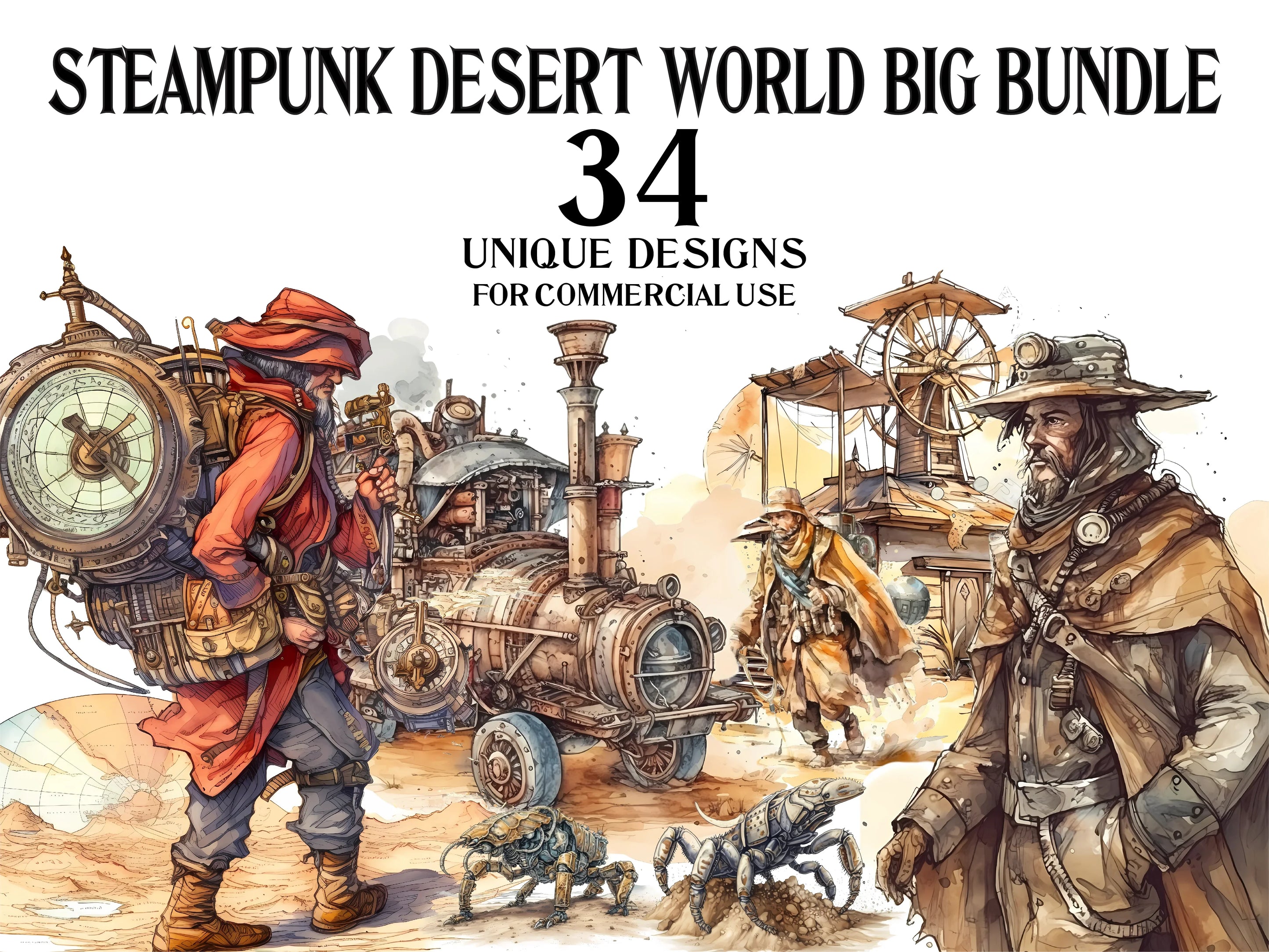 Steampunk Desert World