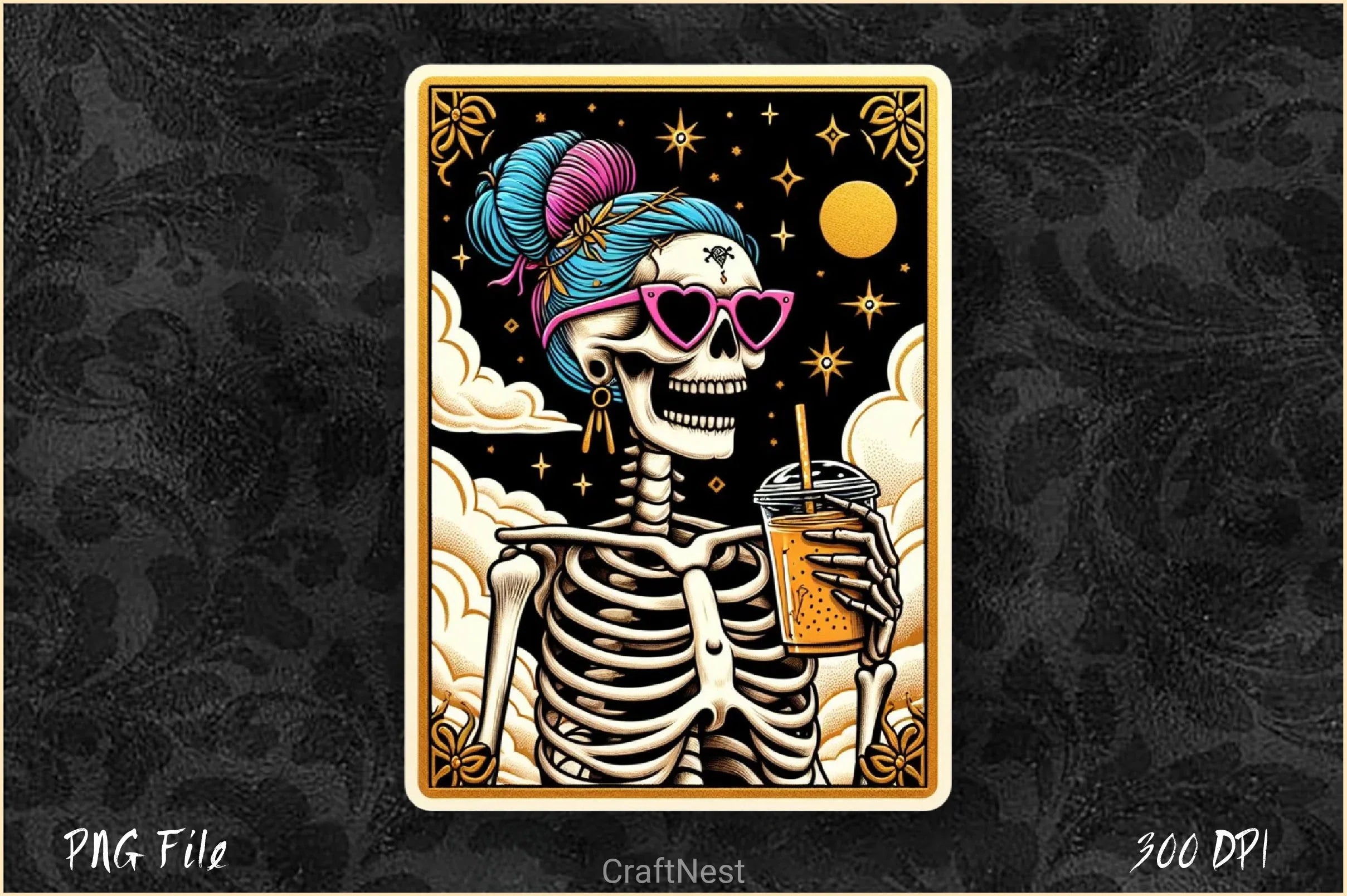 Mom Club Dropout Sassy Tarot Card Clipart Bundle
