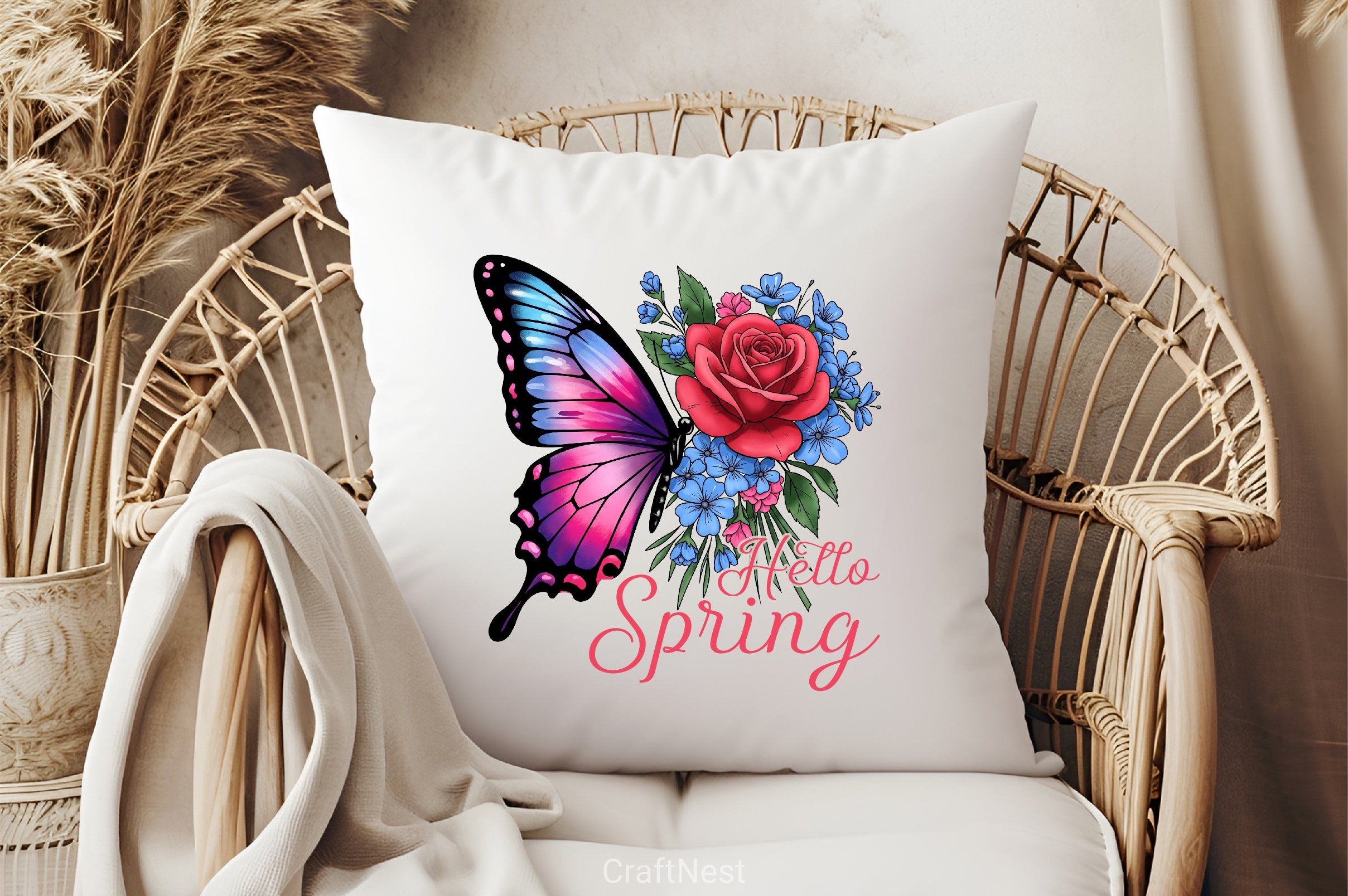 Spring Butterfly Clipart Bundle 6
