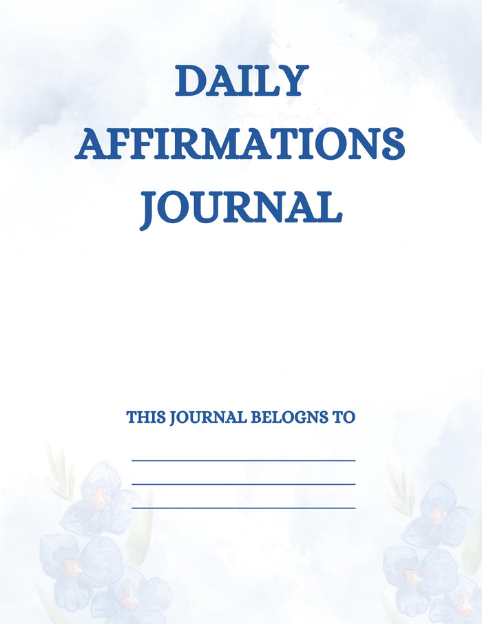 Daily Affirmations Journal KDP Planner
