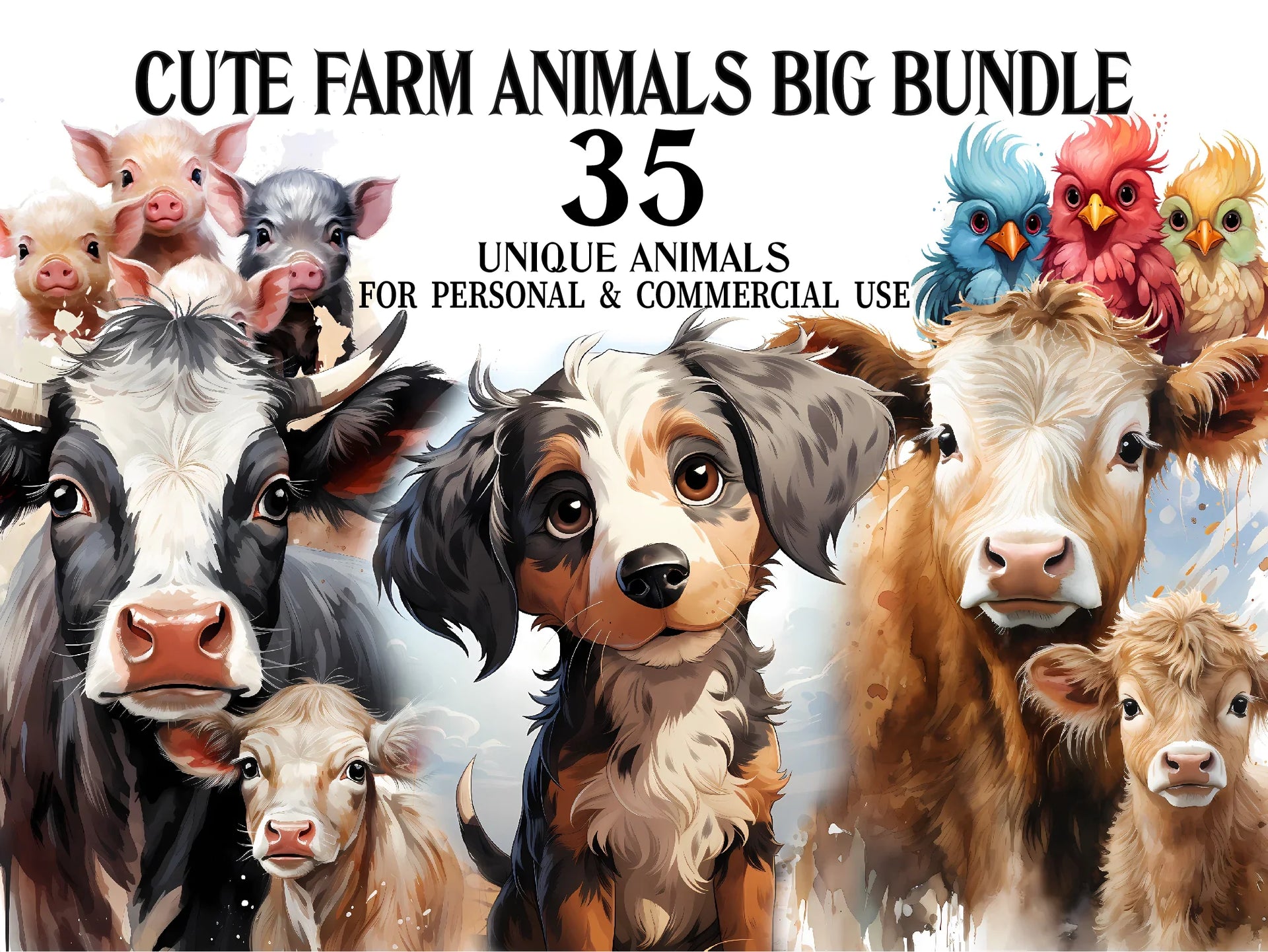 Cute Farm Animals
