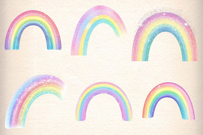 Rainbow Clipart Bundle