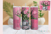 Pink Disco Tulip Skinny Tumbler Bundle