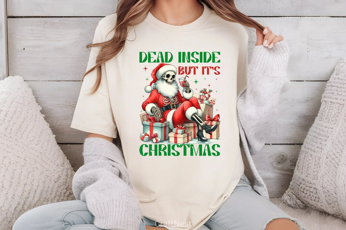 Dead Inside Christmas Clipart Bundle