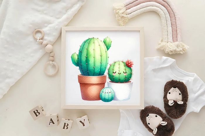 Cute Cactus Clipart Bundle